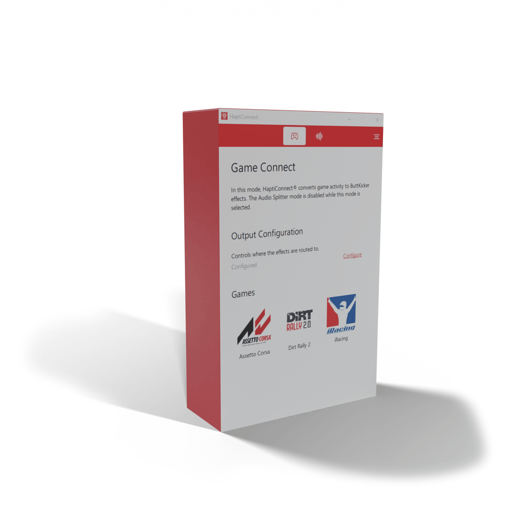 ButtKicker HaptiConnect Software | Hand-Tuned Haptic Telemetry Plugins ...